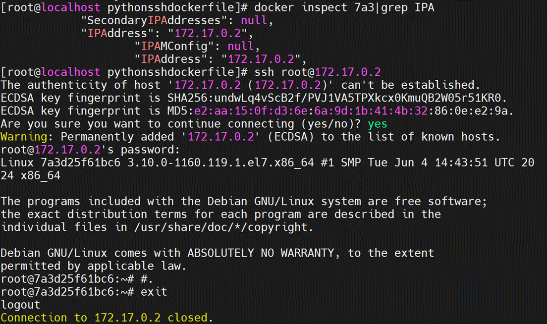 Docker制作pythonssh镜像_docker搭建python环境并远程ssh-CSDN博客