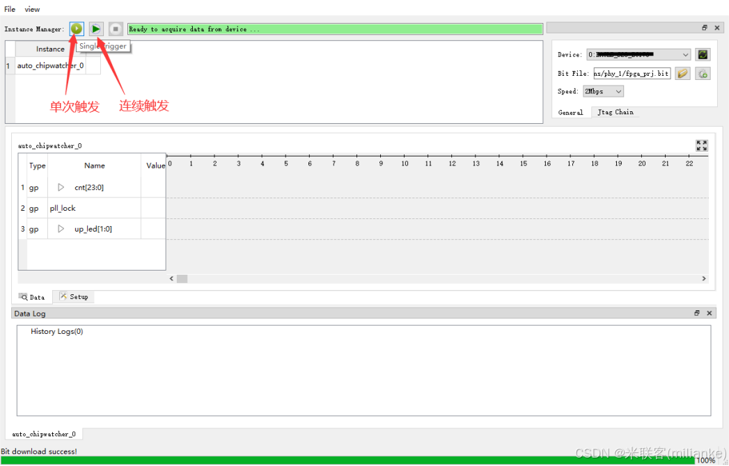 [米联派-安路飞龙DR1-FPSOC] FPGA基础篇连载-04 安路TD开发工具在线调试FPGA-CSDN博客