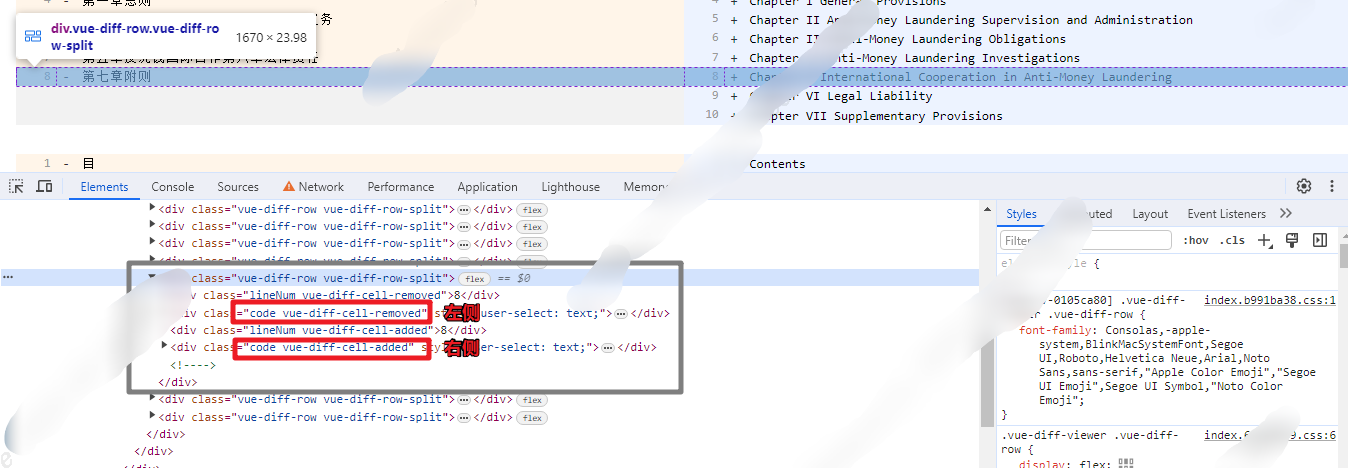 解决v For渲染vue Diff插件后无法跨段复制单侧文本内容vue3 V Code Diff 代码比对 支持复制功能 Csdn博客