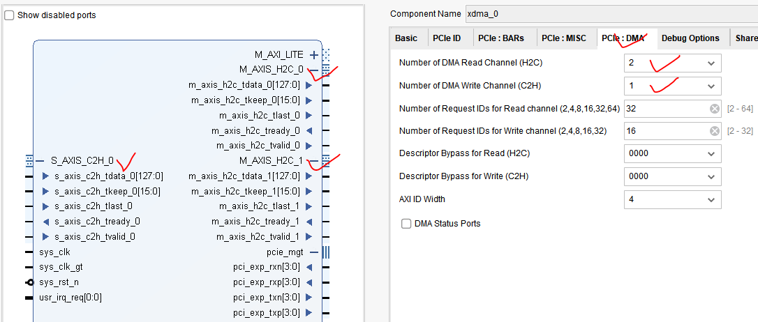 XILINX XDMA详解及FPGA工程应用与仿真全流程（DMA/Bridge Subsystem for PCI Express (4.1 ...