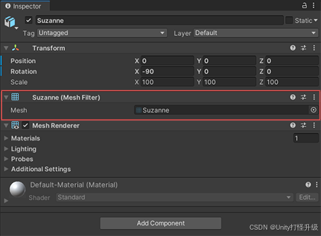 Unity组件大全之 Mesh网格 |（39）Mesh Filter：构建和优化游戏世界的基石_meshfilter-CSDN博客