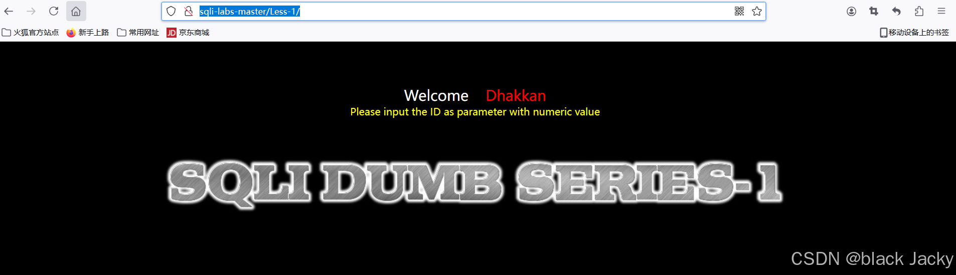 sqli-labs通关笔记第一关_sqllib 第一关-CSDN博客