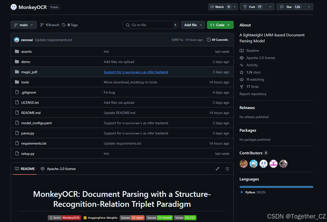 MonkeyOCR: Document Parsing with a Structure-Recognition-Relation Triplet Paradigm文档解析的结构-识别-关系三 ...