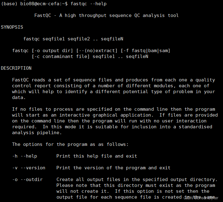 Day3:生信新手笔记：Linux安装软件fastqc_fastqc安装-CSDN博客