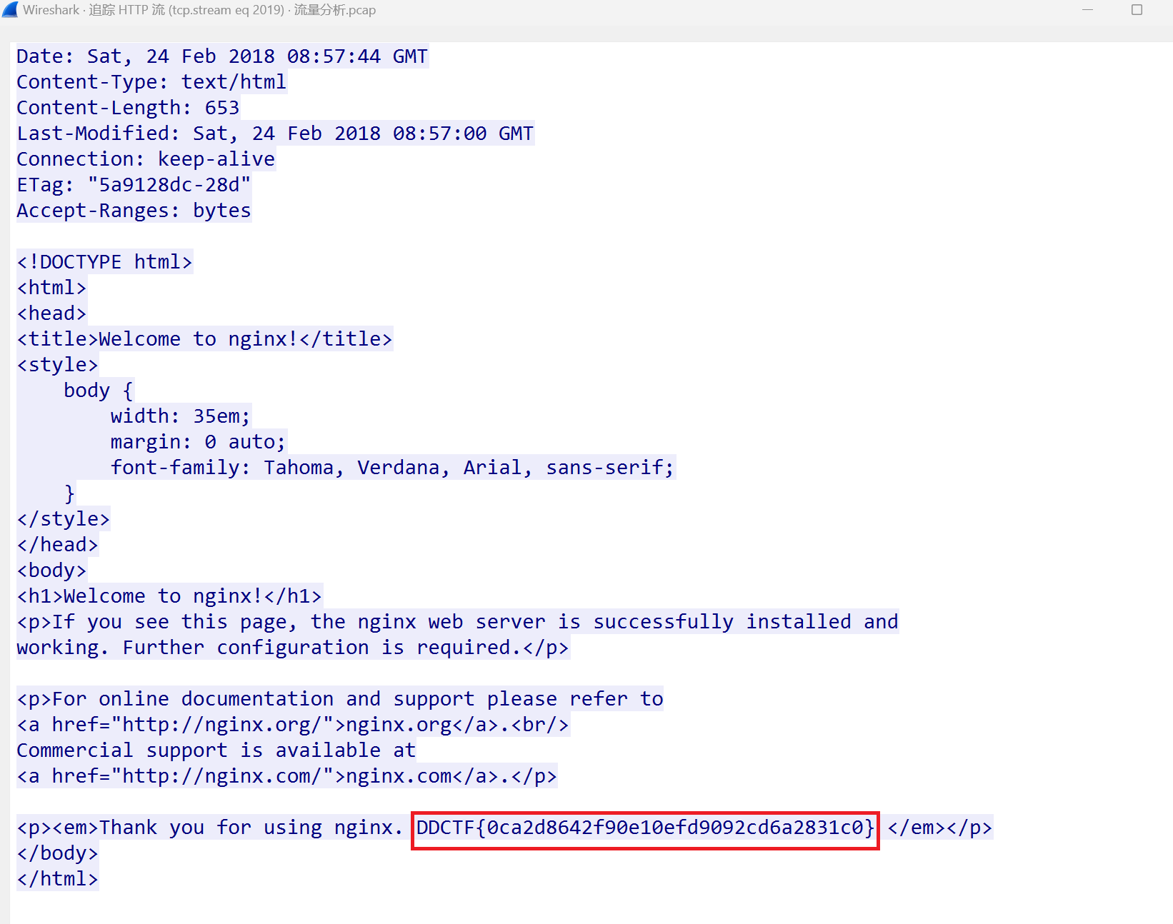 BUUCTF [DDCTF2018]流量分析 1-CSDN博客