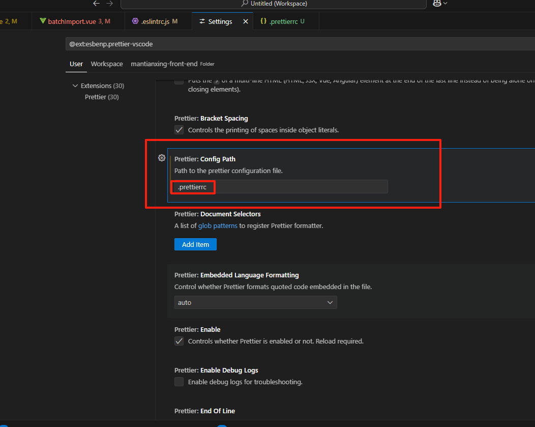 vscode前端（vue+ts）格式化代码工具ESlint+Prettier_vscode vue格式化工具-CSDN博客