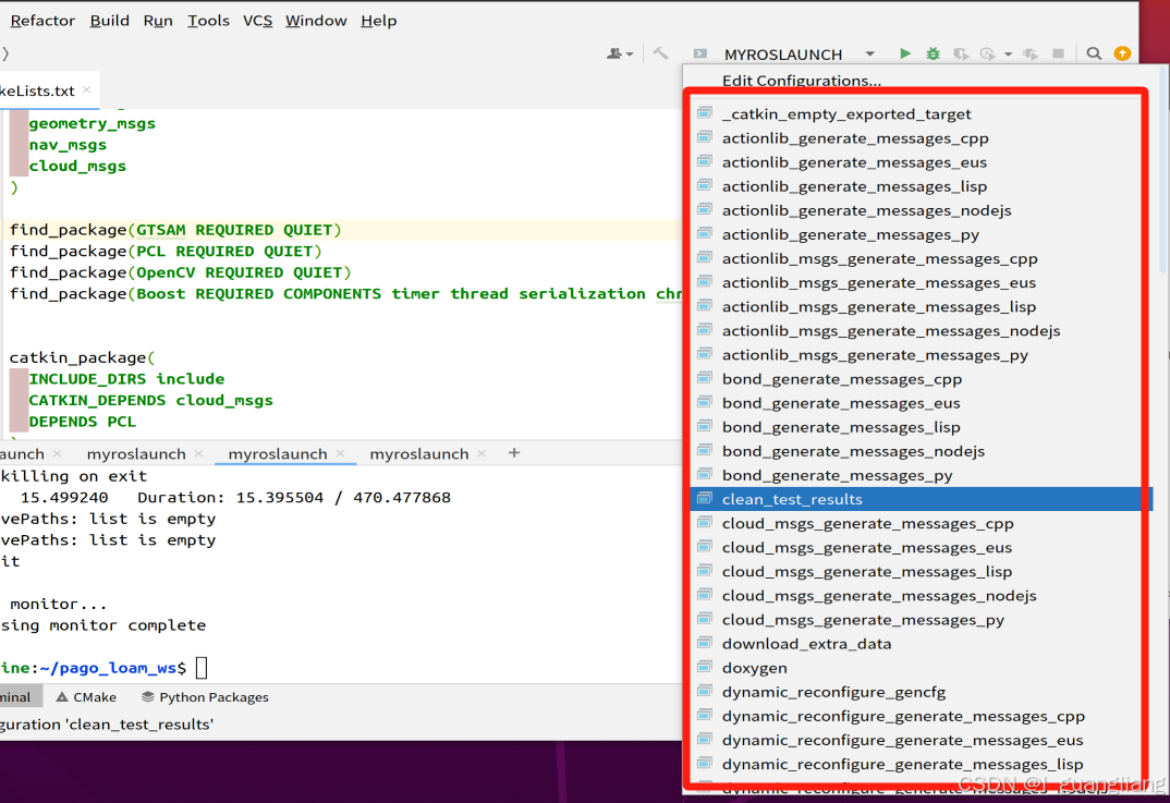 使用Clion难以roslaunch？如何设置一键运行launch文件_如何在clion中使用launch运行-CSDN博客