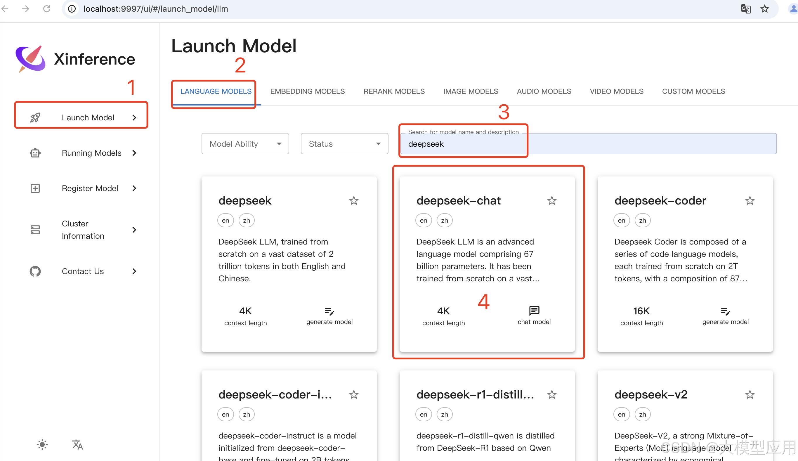 DeepSeek打造本地RAG知识库(四)：Xinference本地模型加载_xinference加载本地模型-CSDN博客