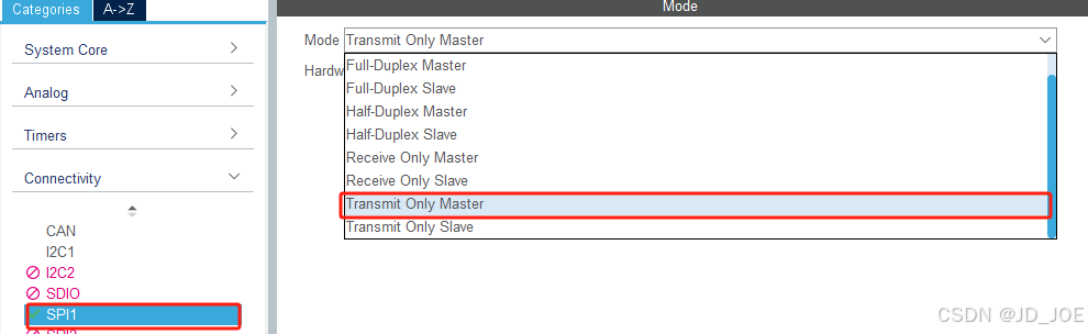 Stm32cube配置硬件spi驱动oled学习记录stm32硬件spi Cube配置参数 Csdn博客 5161