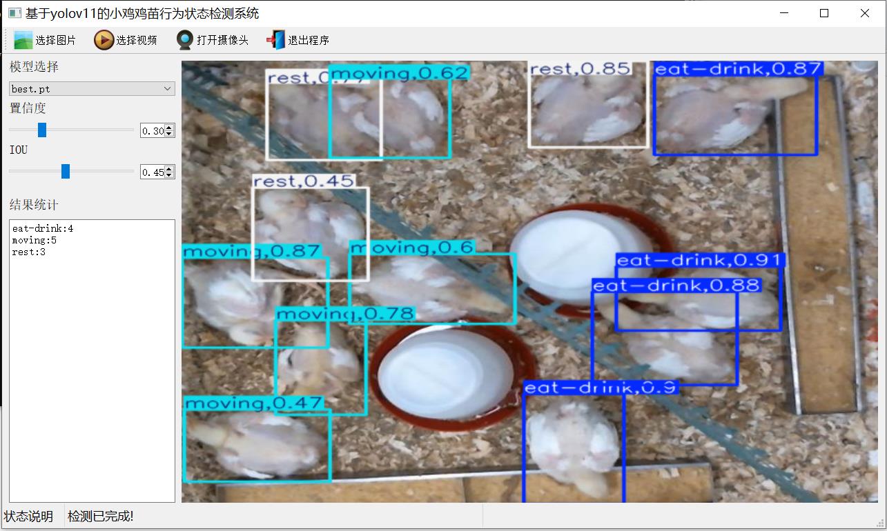基于yolov11的小鸡鸡苗行为状态检测系统python源码pytorch模型评估指标曲线精美gui界面鸡舍鸡成长识别模型 Csdn博客