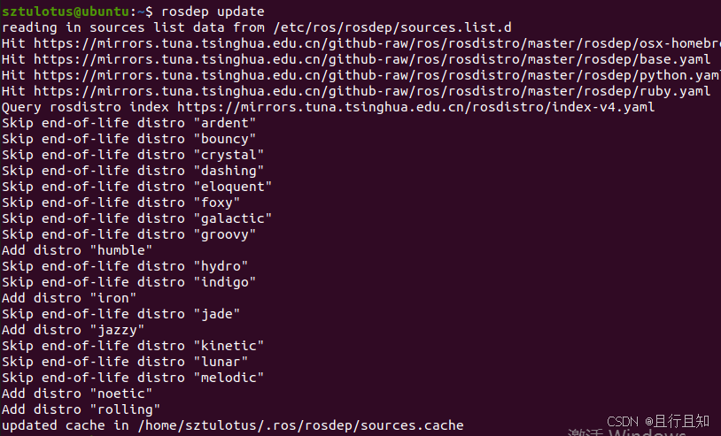 sudo rm /etc/ros/rosdep/sources.list.d/20-default.listsztulotus@ubuntu:~$ rosdep init-CSDN博客