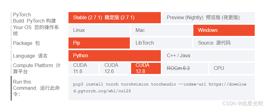 Pytorch 环境配置（超详细介绍CUDA版本和pytorch安装过程）_torch 安装-CSDN博客