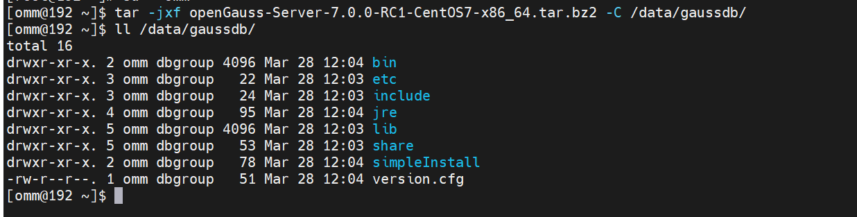 GaussDB【安装篇】07：CentOS7.5 环境【手动】安装【单机】【极简版】openGauss 7.0.0-RC1_opengauss 7.0.0-rc1 centos安装-CSDN博客