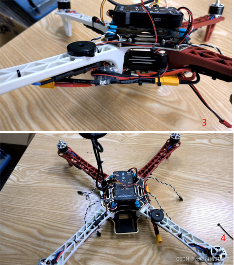 手把手教你组装调试无人机——用pixhawk飞控组装一台F450四轴无人机F450朗宇电机套餐篇_f450无人机组装-CSDN博客