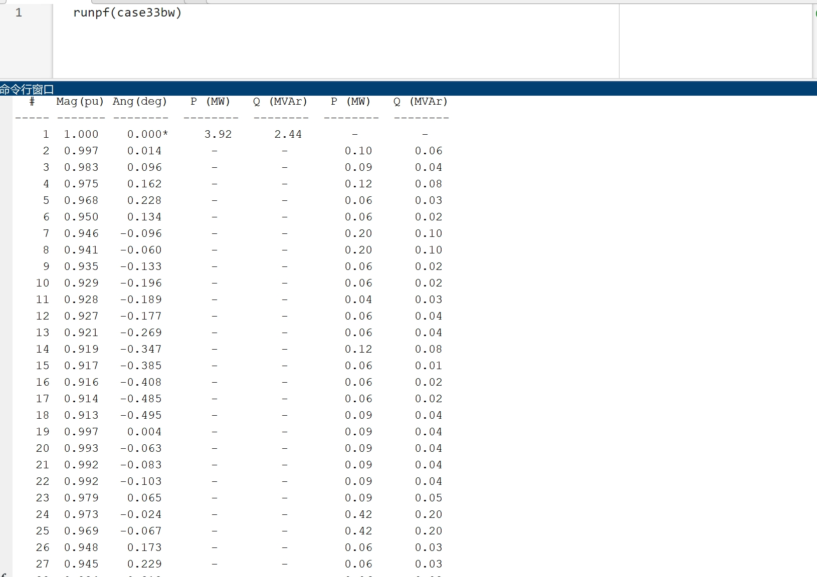 IEEE33节点程序（Matlab/python）_python使用ieee节点系统-CSDN博客