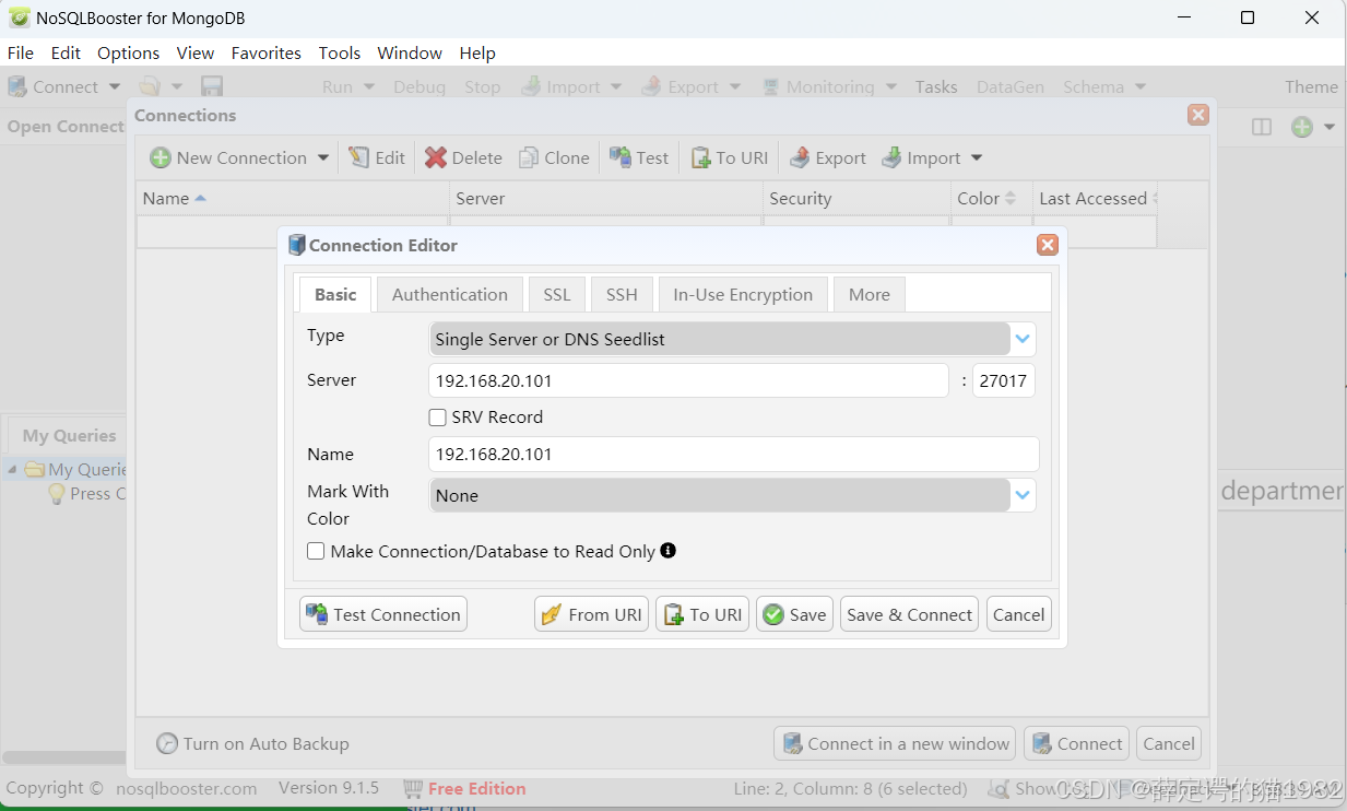 MongoDB的客户端工具 - nosqlbooster使用_nosqlbooster for mongodb-CSDN博客