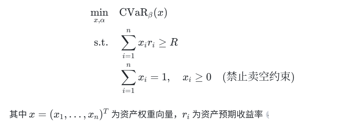 使用投资组合CVaR对象进行条件风险价值（CVaR）投资组合优化(Matlab代码实现)-CSDN博客