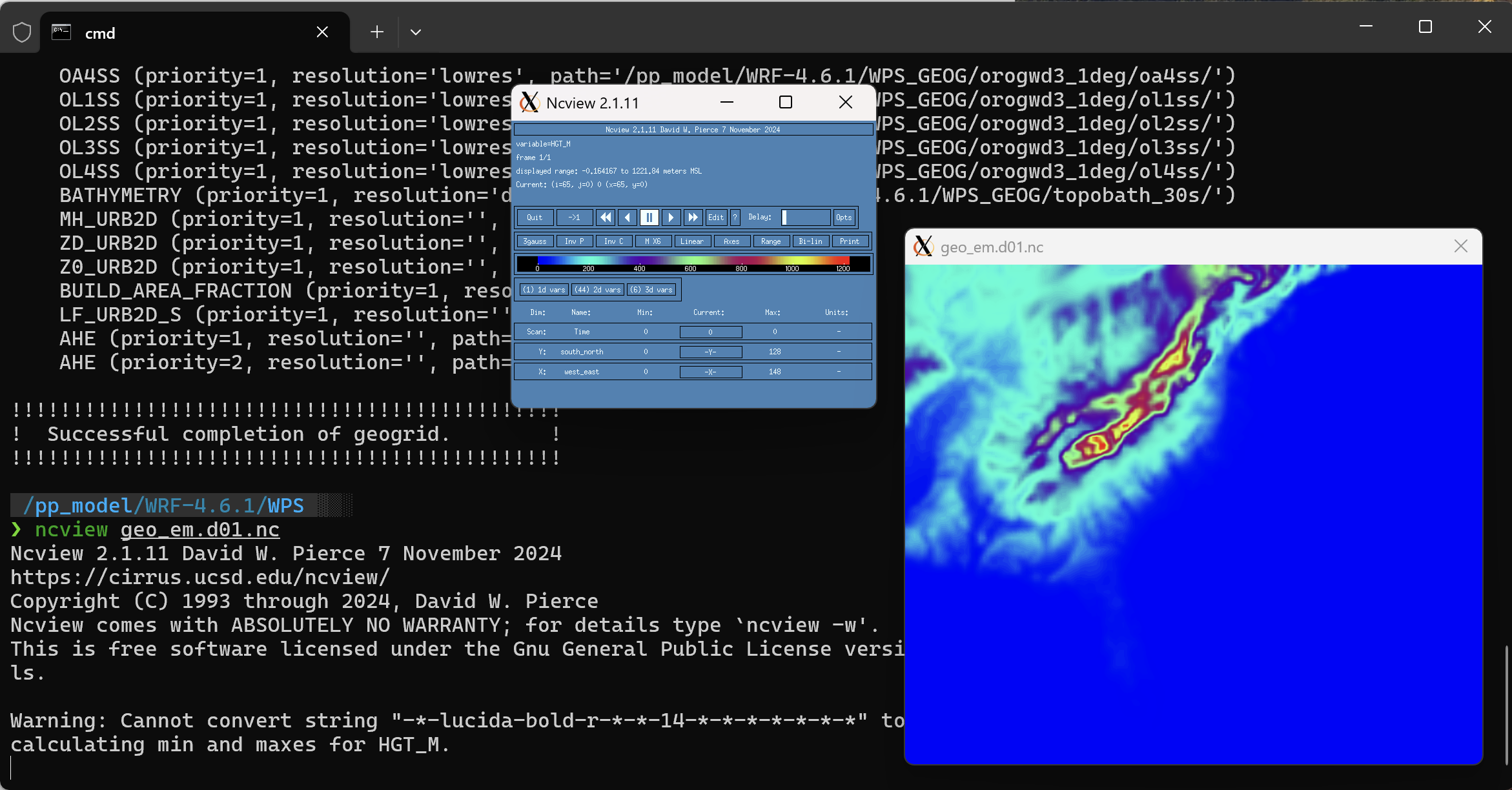 WIndows PC解压即用的WRF-V4.6.1数值模式_windows wrf-CSDN博客