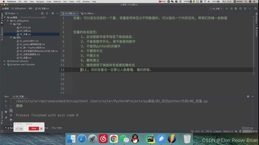 06 变量_idea python 自动变量名-CSDN博客