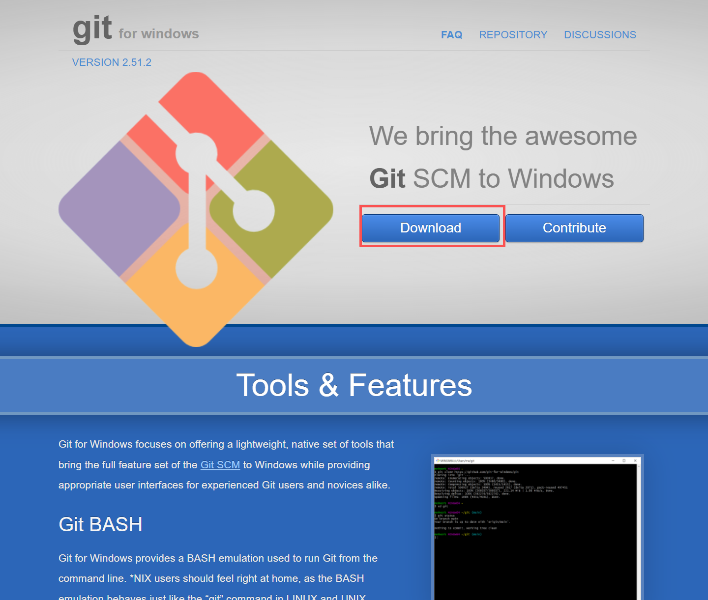 Git for Wondows下载（详细教程）_git for windows-CSDN博客