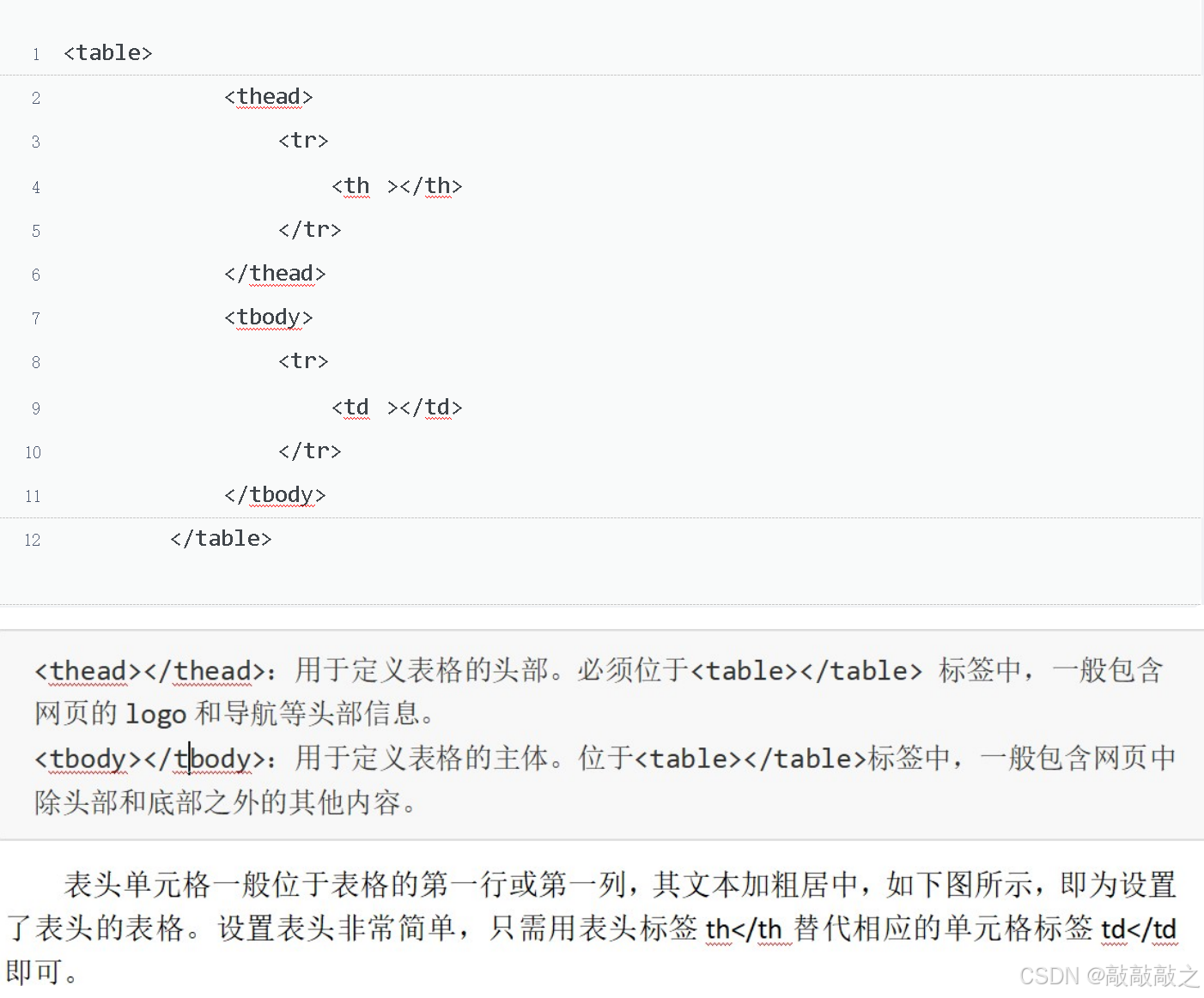 HTML表格和表单标签_html table tr td-CSDN博客