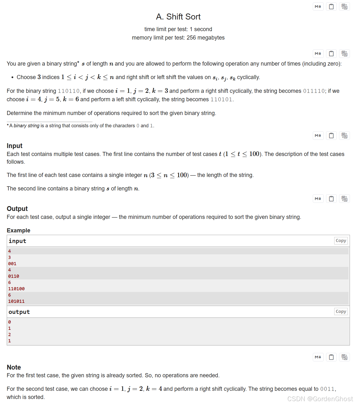 Shift Sort（Codeforces Round 1049）-CSDN博客