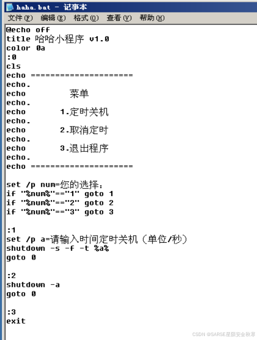 一篇文章带你彻底搞懂批处理_批处理程序-CSDN博客