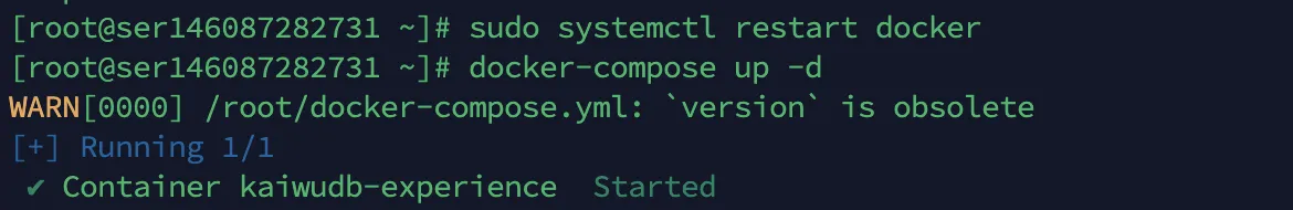 【KWDB 创作者计划】_在 CentOS 云服务中通过 Docker 安装 KWDB数据库_docker 安装kwdb-CSDN博客