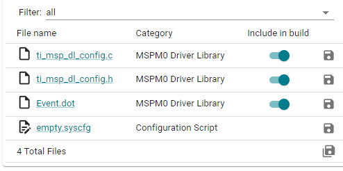 mspmo在完成图形化配置之后他ti_msp_dl_config_c和.h文件没有更新可能是没有点那个保存，需要保存在现在所在的工程-CSDN博客