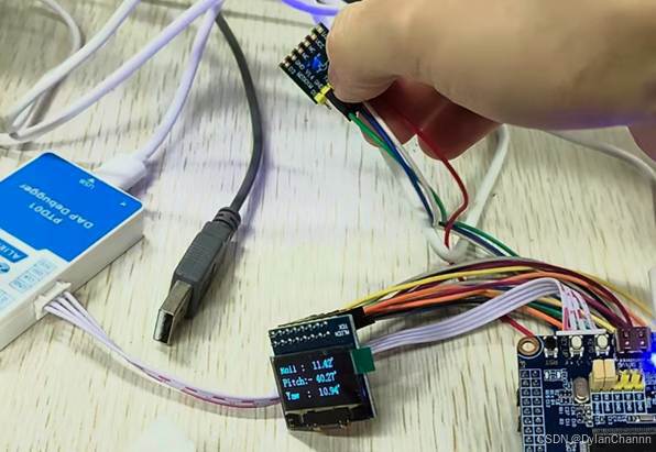 正点原子IMU601联动OLED（基于正点原子STM32F103ZET6最小系统板，代码修改包括LCD定义成OLED、对IMU601模块数据 ...