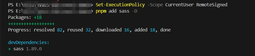vscode使用pnpm运行vue项目时报错：pnpm : 无法加载文件 C:\Users\xxxx\AppData\Roaming\npm\pnpm.ps1，因为在此系统上禁止运行脚本。有关 ...