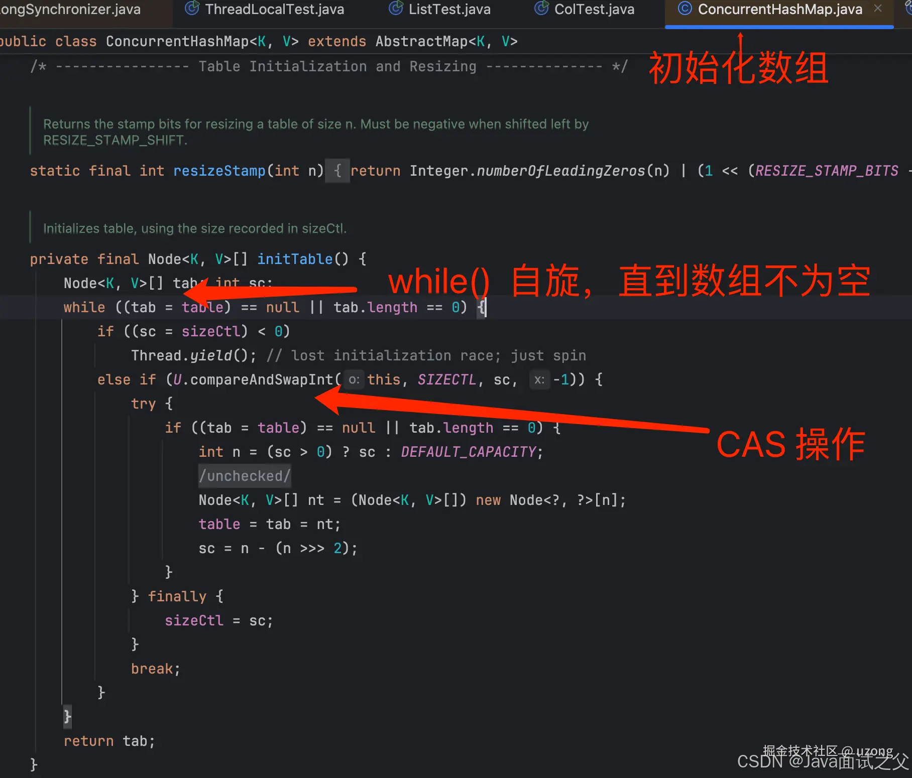 JDK高性能套路: 自旋(for(；；)) + CAS_jdk8 cas-CSDN博客
