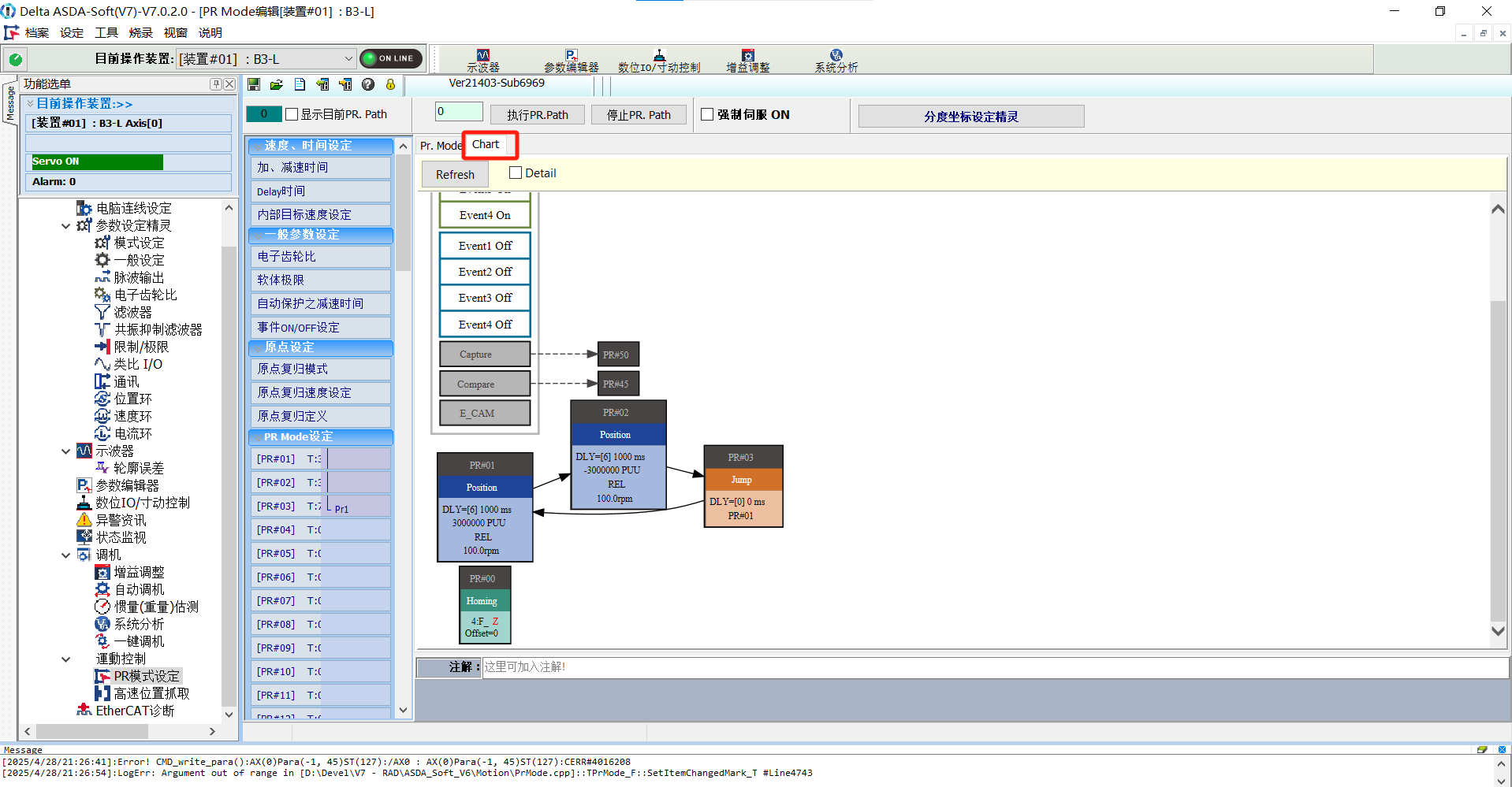 台达伺服电机B3位置模式PR控制_台达pr模式-CSDN博客