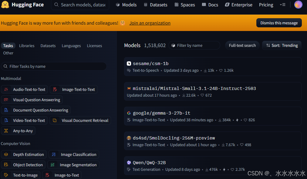 huggingface(一)_huggingface官网-CSDN博客