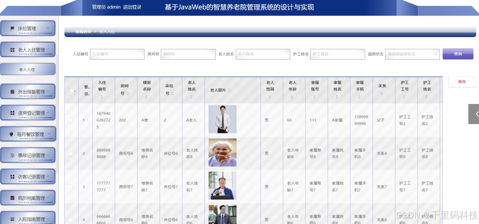 【2025】springboot养老院管理系统（源码+文档+调试+答疑）-CSDN博客