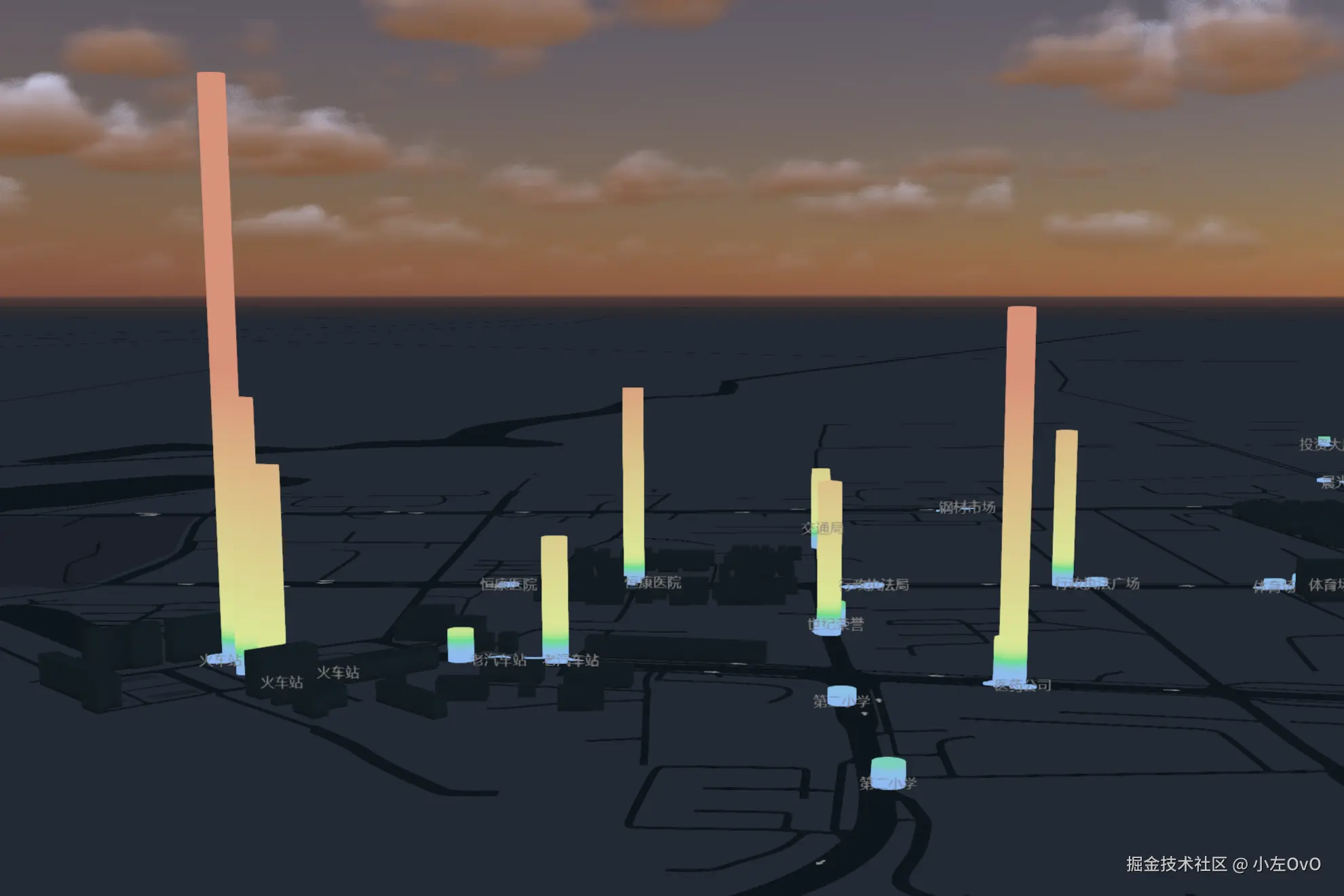 基于百度地图JSAPI Three的城市公交客流可视化（一）——线路客流-CSDN博客