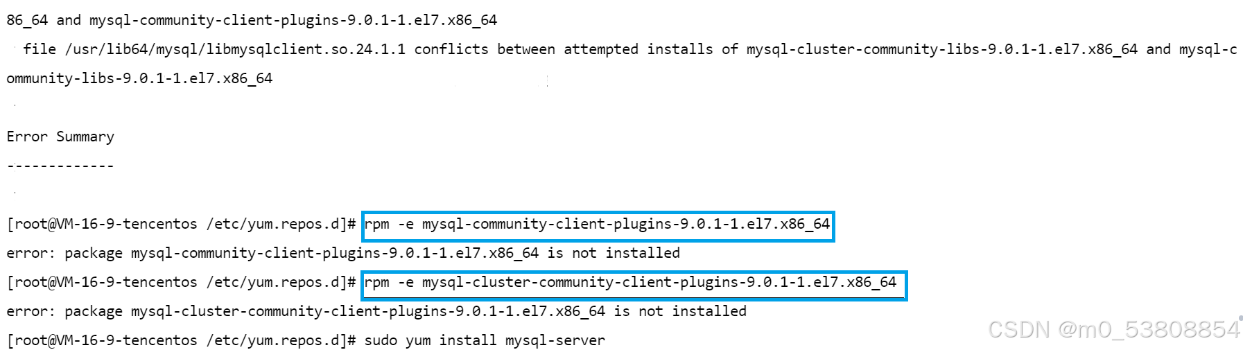 关于在Tencentos上安装mysql的一个过程_tencentos 安装mysql-CSDN博客