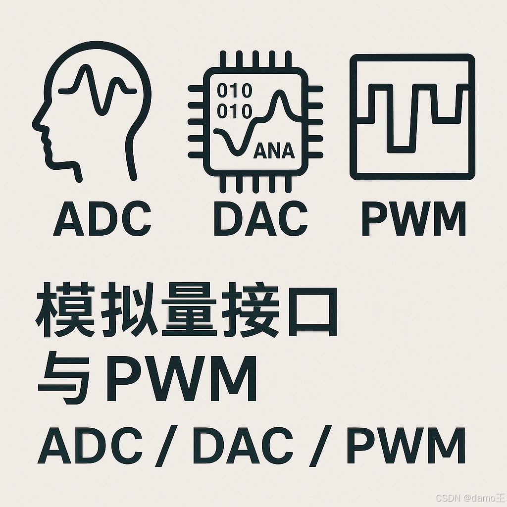 第 5 章：模拟量接口与 PWM —— ADC / DAC / PWM_pwm adc dac-CSDN博客