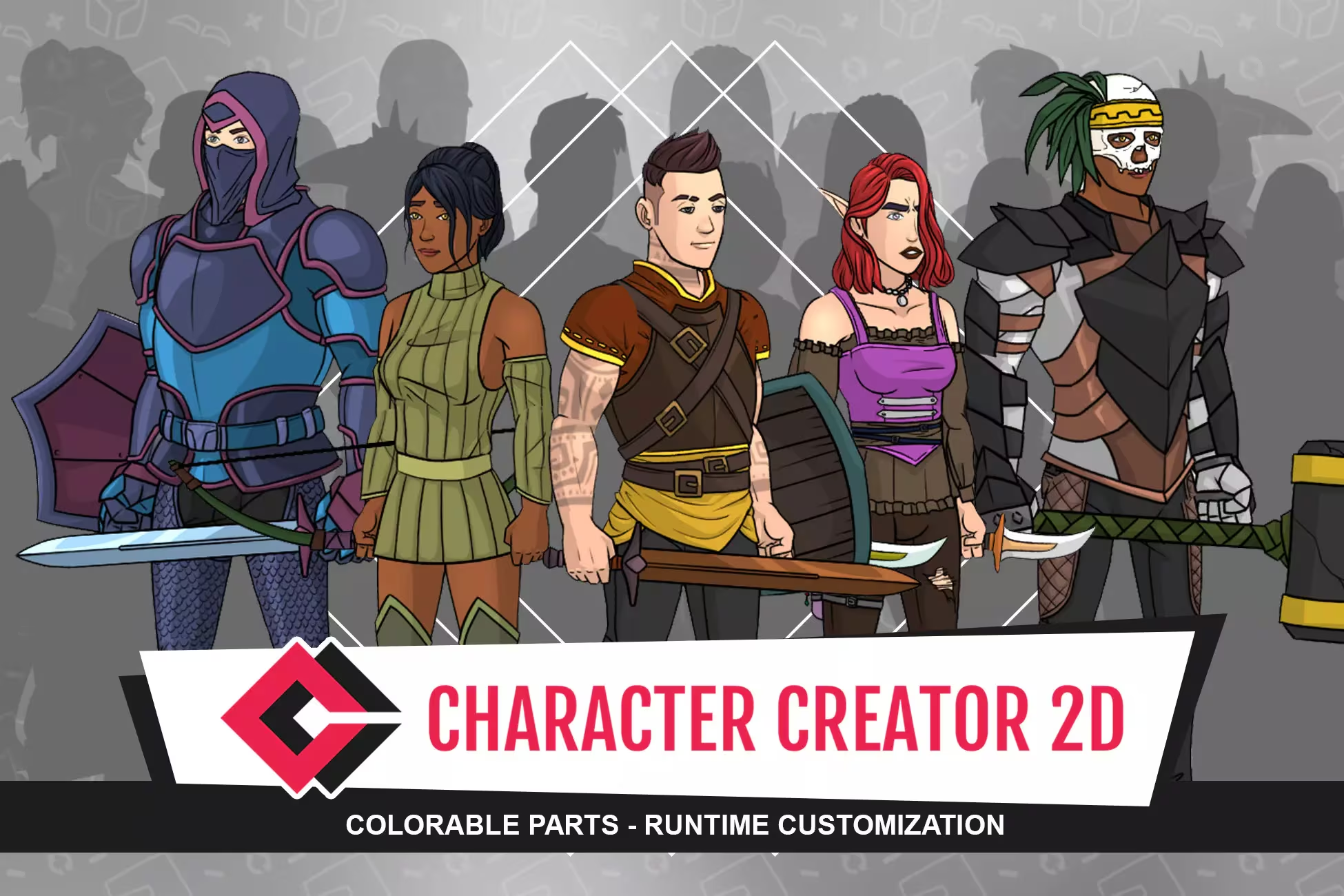 【Unity 2D角色创建插件】Character Creator 2D 允许用户 快速生成自定义角色，并提供换装、动画、装备系统等功能，适用于 RPG、冒险、模拟、横版动作等类型的游戏-CSDN博客