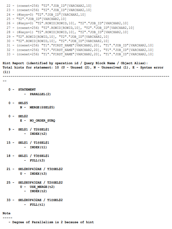Oracle sql tuning guide 翻译 Part 6-6 --- Hint使用的例子（续）-CSDN博客