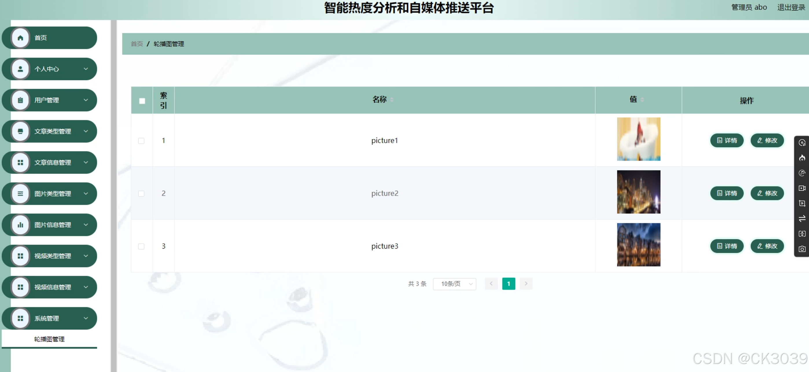 Springboot智能热度分析和自媒体推送平台9zo8s（程序源码数据库调试部署开发环境）热度分析与精准推广系统的研发 Csdn博客