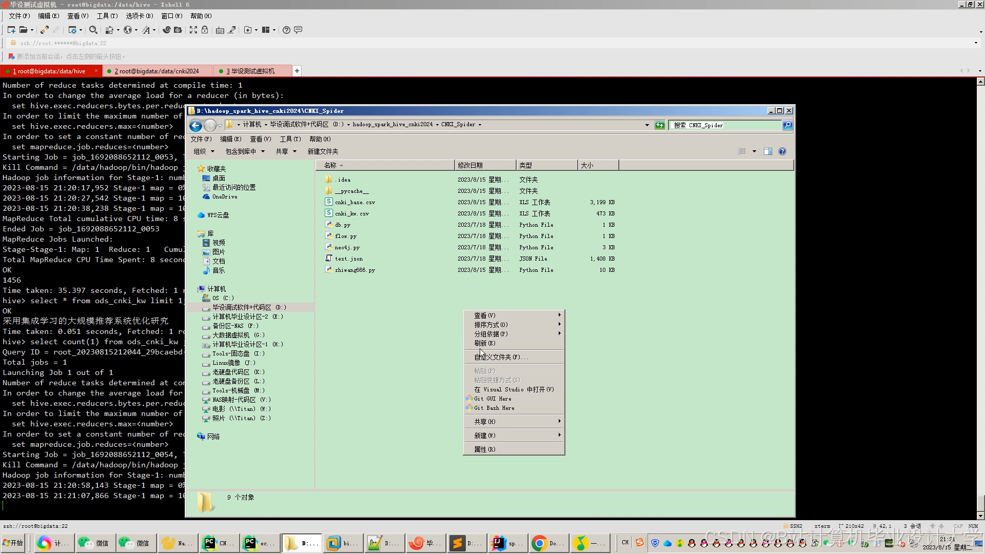 计算机毕业设计hadoopsparkhive文献可视化 文献推荐系统 大数据毕业设计源码lw文档ppt讲解基于hadoop的推荐系统论文 下载 Csdn博客