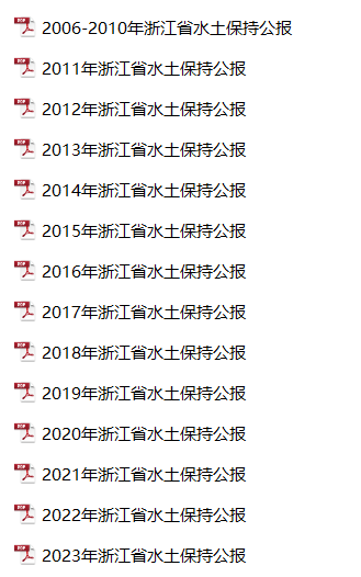 浙江省水土保持公报（2006-2023）-CSDN博客
