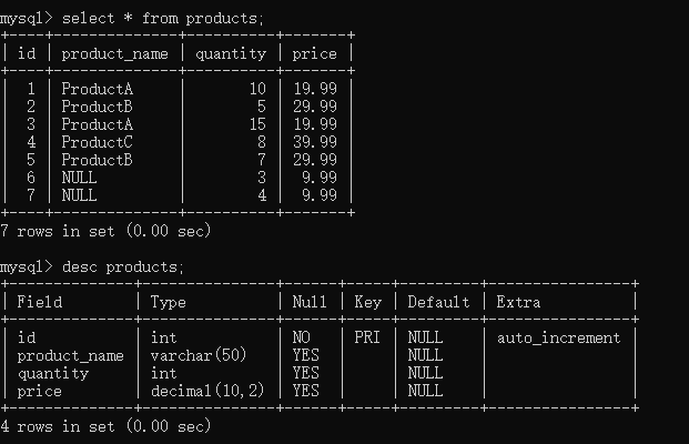 MySQL-数据查询（distinct，round，＜=＞）-02-（9-2）_mysql数据库课前预习-CSDN博客