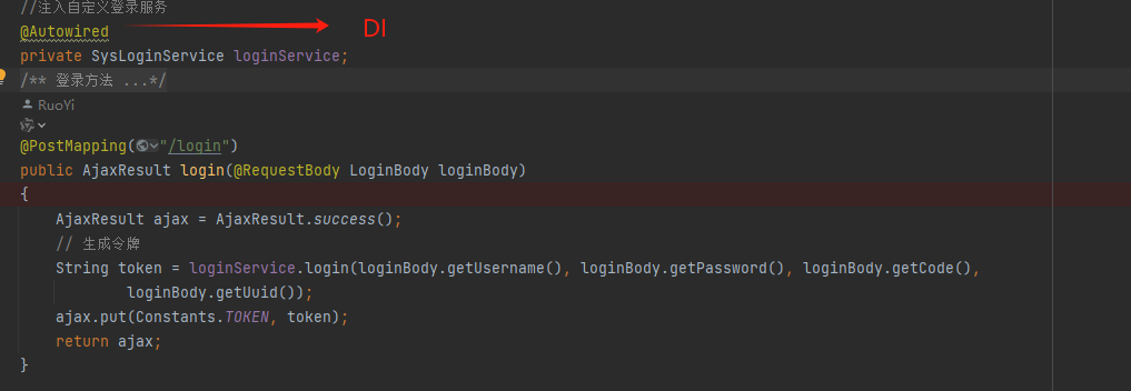 ruoyi 中Spring IOC、DI 与Spring MVC_若依 编写ioc-CSDN博客