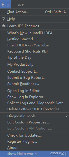 【Idea插件开发】-Intellij-plugin-helloworld_idea plugin-CSDN博客