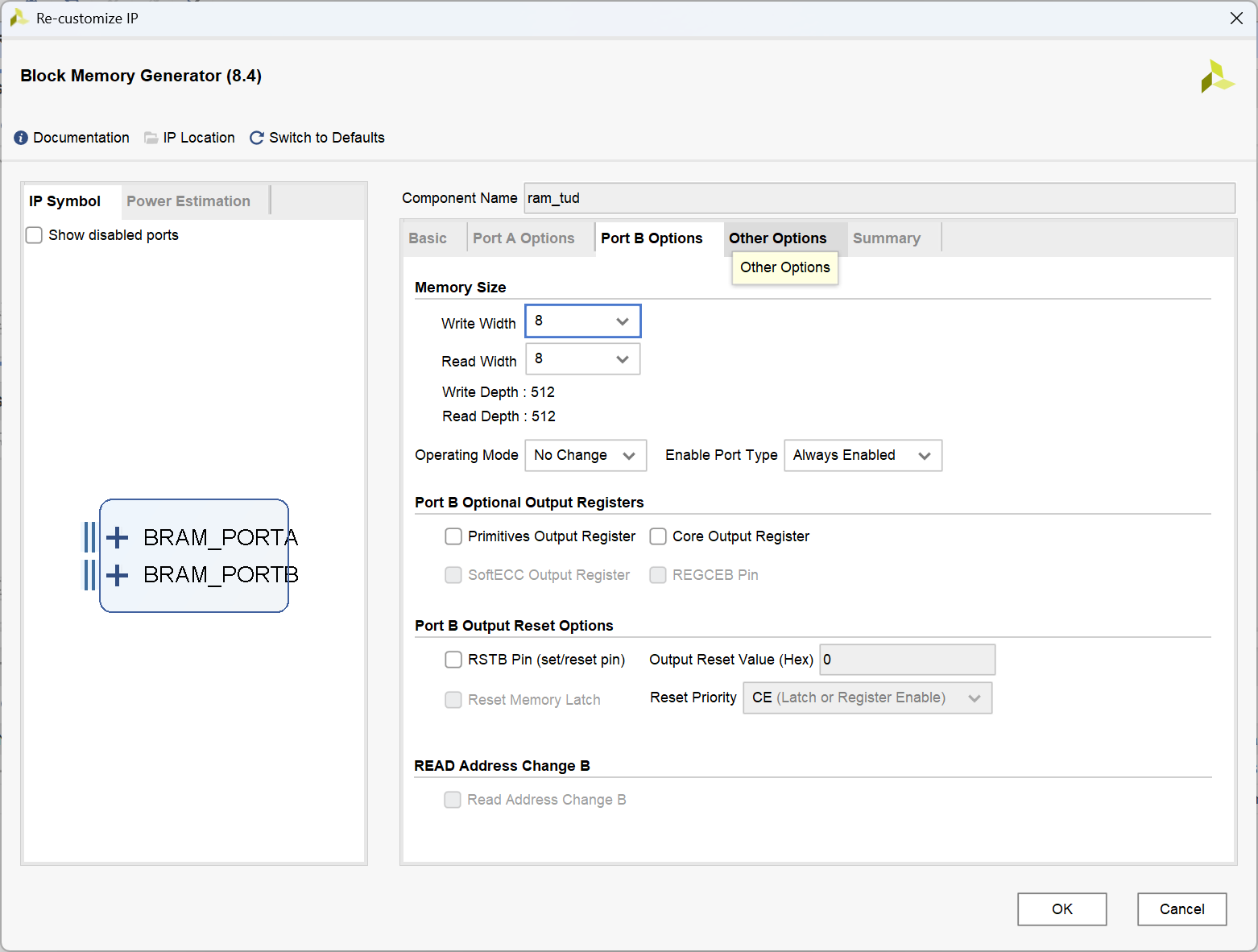 vivado 学习（3.2）--RAM（单口、简单双口、真双口，统行）_双口ram-CSDN博客