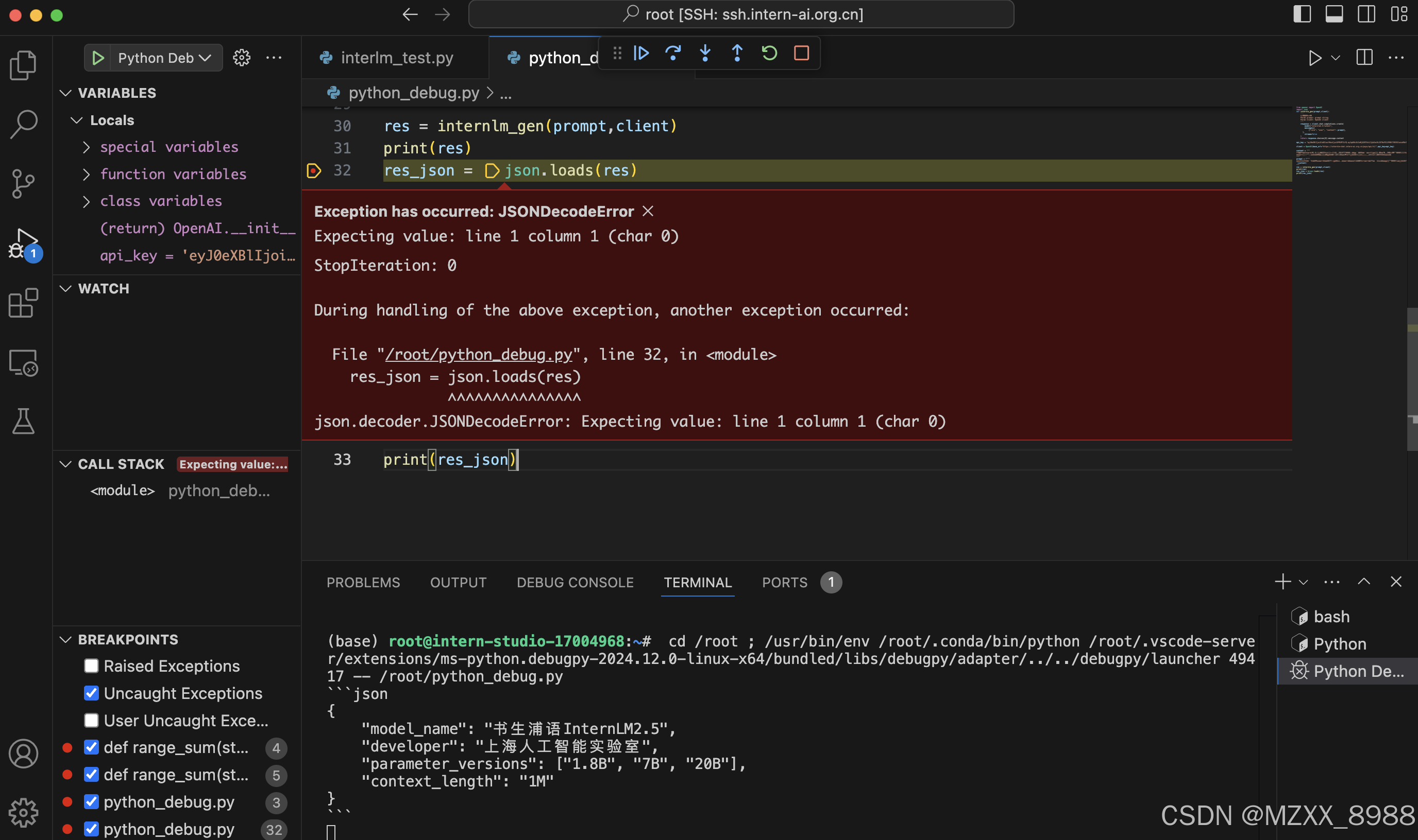 internLM训练营_L0_python-CSDN博客