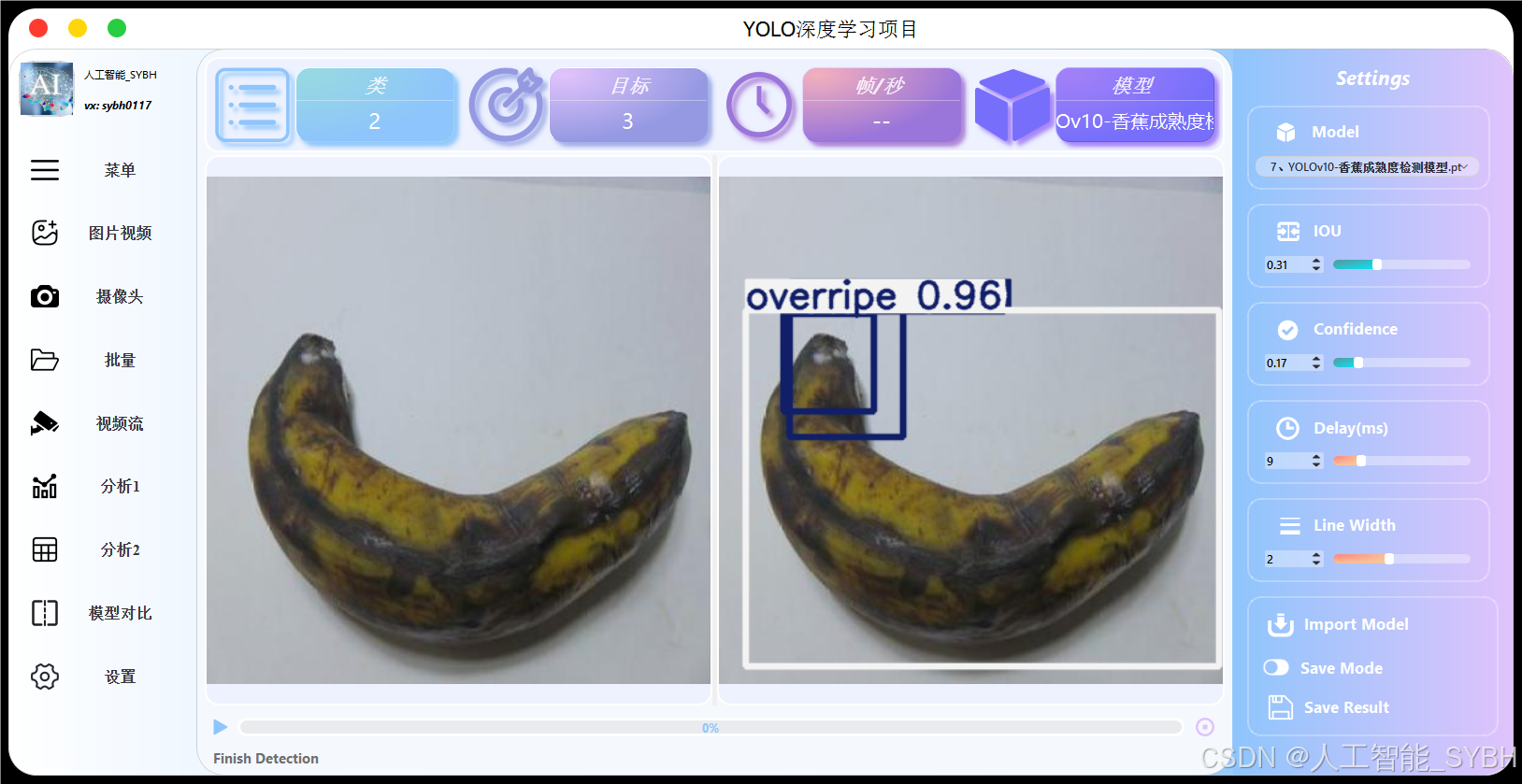 基于yolov10的香蕉成熟度检测系统(深度学习模型ui界面python代码训练数据集)基于yolov11的香蕉成熟度检测系统 Csdn博客